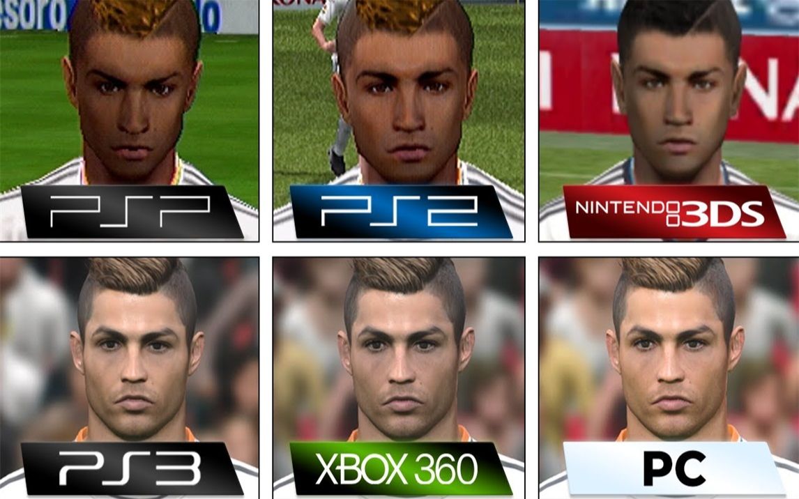 ...2014》 PSP vs PS2 vs 3DS vs PS3 vs Xbox 360 vs PC 游戏画面对比