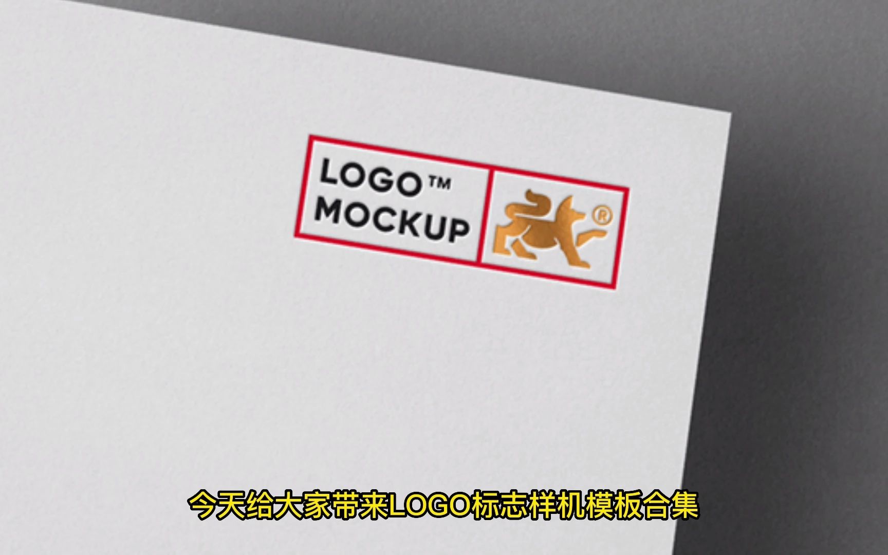PS品牌Logo标志设计展示样机PSD模板合集【1632期】