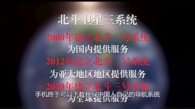 .北斗导航系统你下载了吗?中国自主研发 领先全球的.