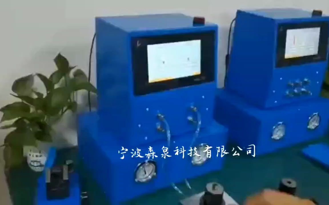 双通道气动量仪现场演示