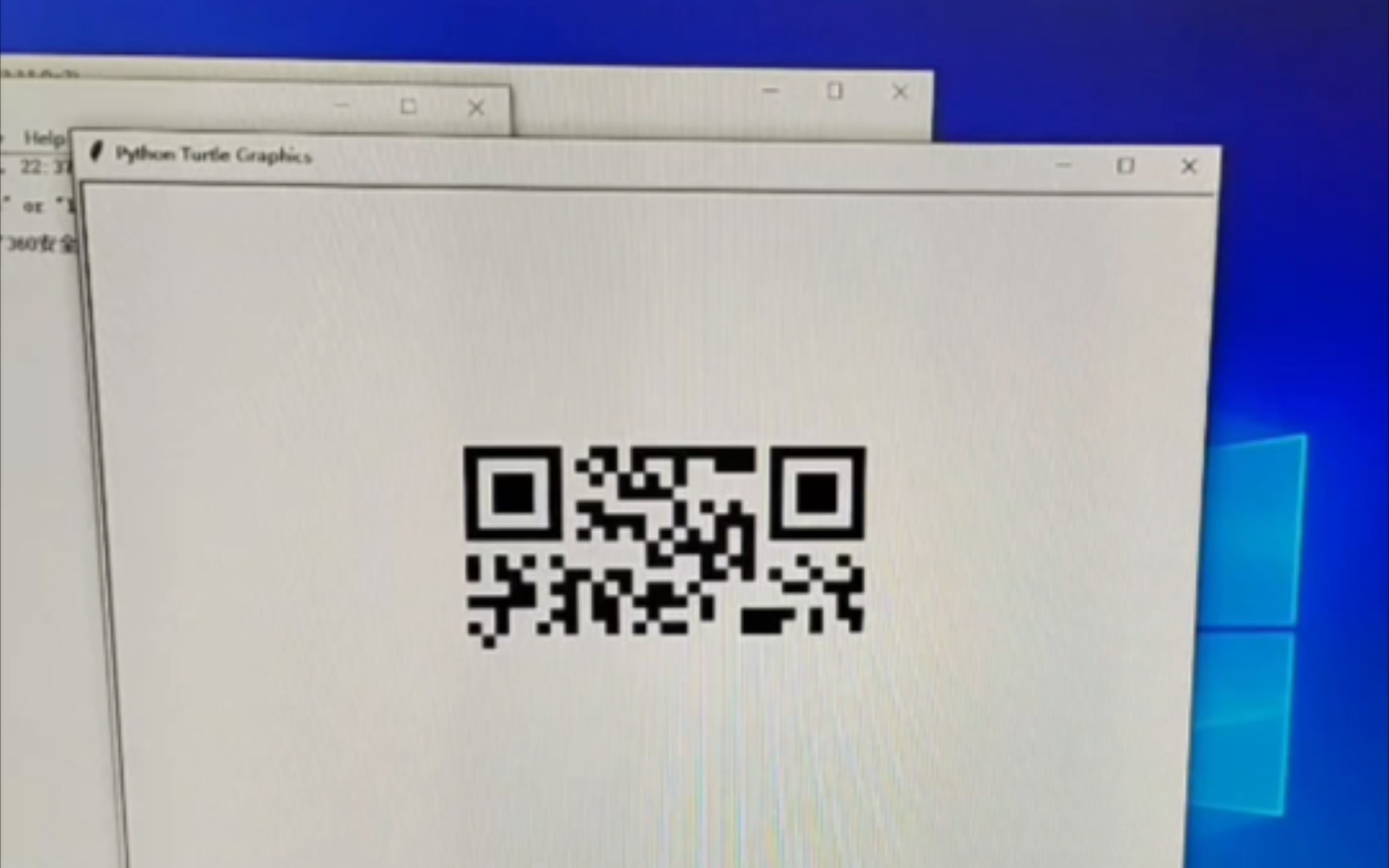 我用Python画出了二维码并成功识别