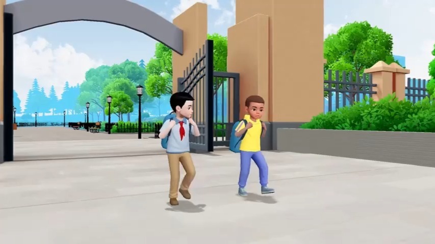 U2 B Let's talk(PEP三下 官方配套3D动画)