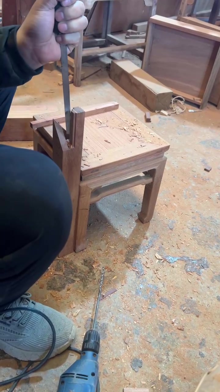 #榫卯结构 #红木家具 #匠心制作