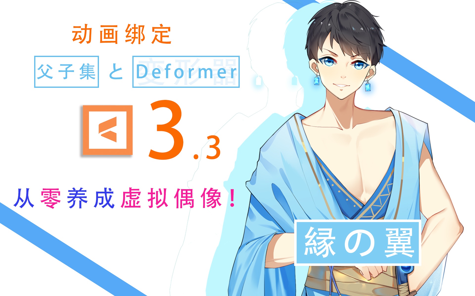 【Live2D教程】第三章 动画绑定06 眼睛眨眼制作,嘴巴开闭