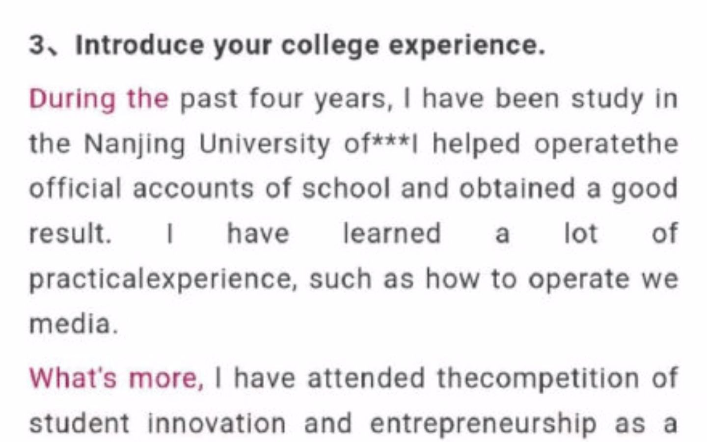 考研复试:10个英语面试最容易被问到的问题