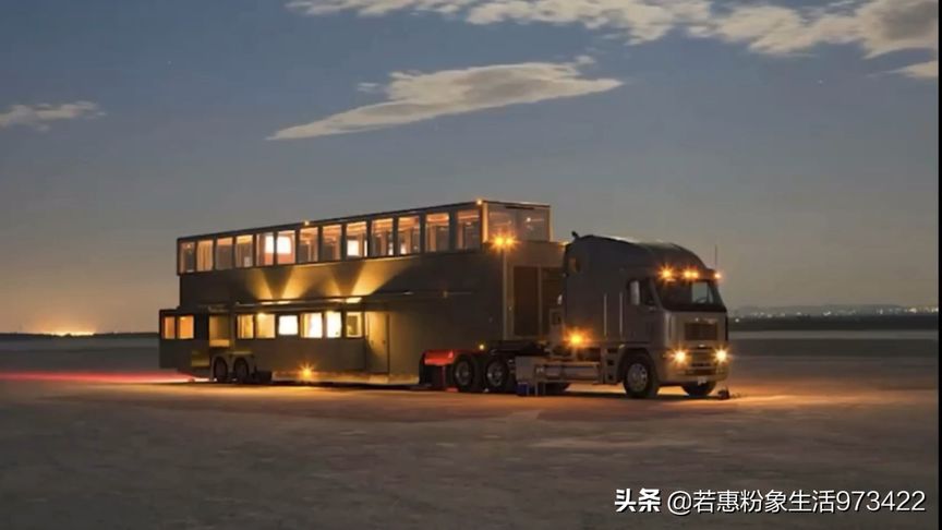 世界上最大的房车,双层结构,惊现电梯,空间可容纳30人