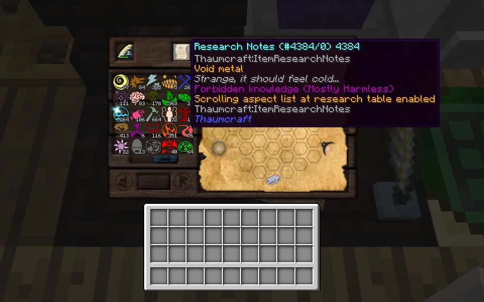 [Minecraft] 神秘时代4 研究台滚轮翻页支持 演示视频