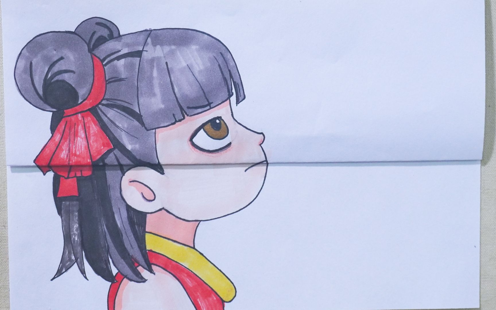 脑洞漫画哪吒张开嘴巴瞬间,变身魔性吃货,太有趣好玩了