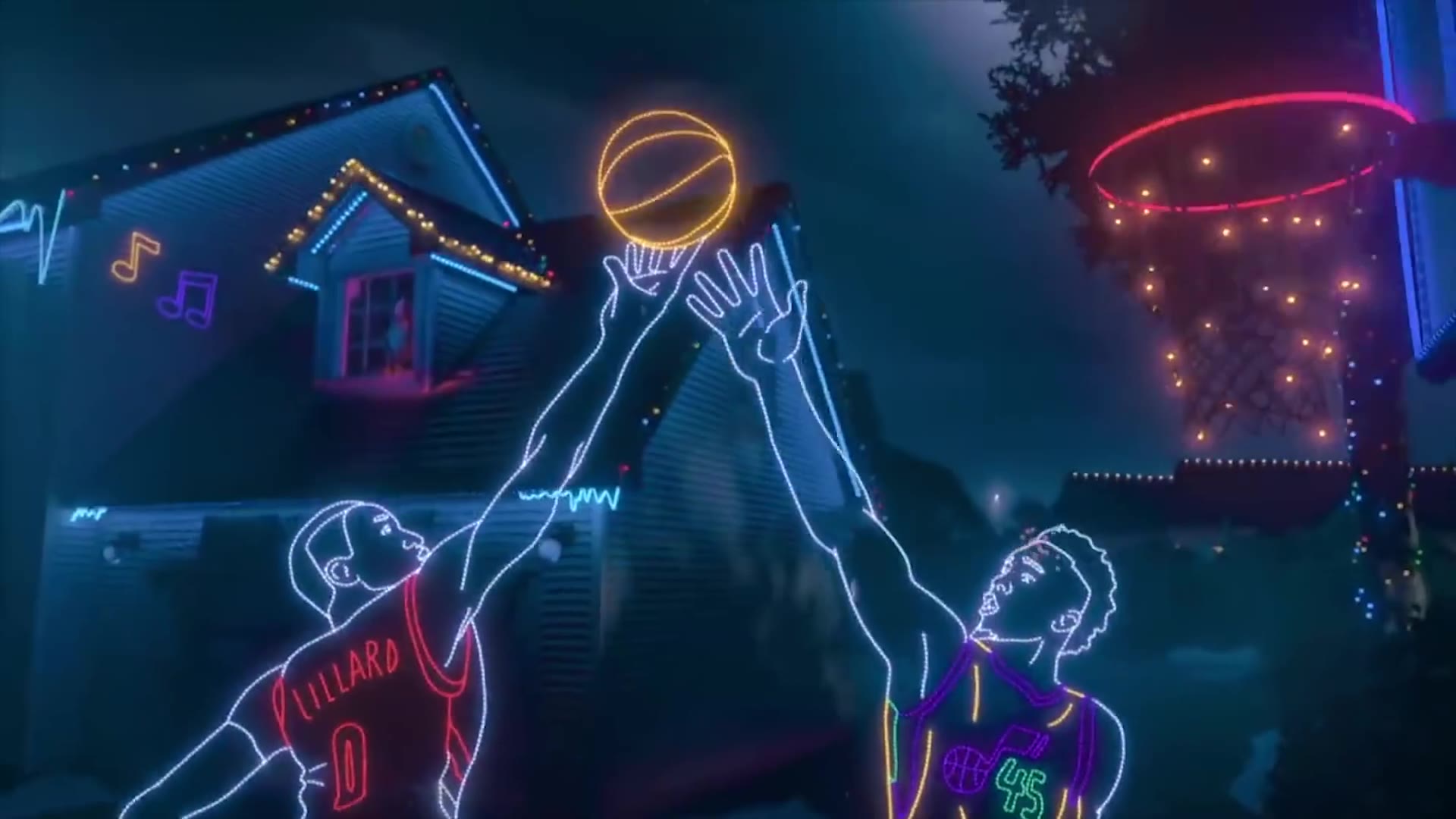 【AE】制作线条人物动画After Effects Tutorial - NBA Lights - EASY!
