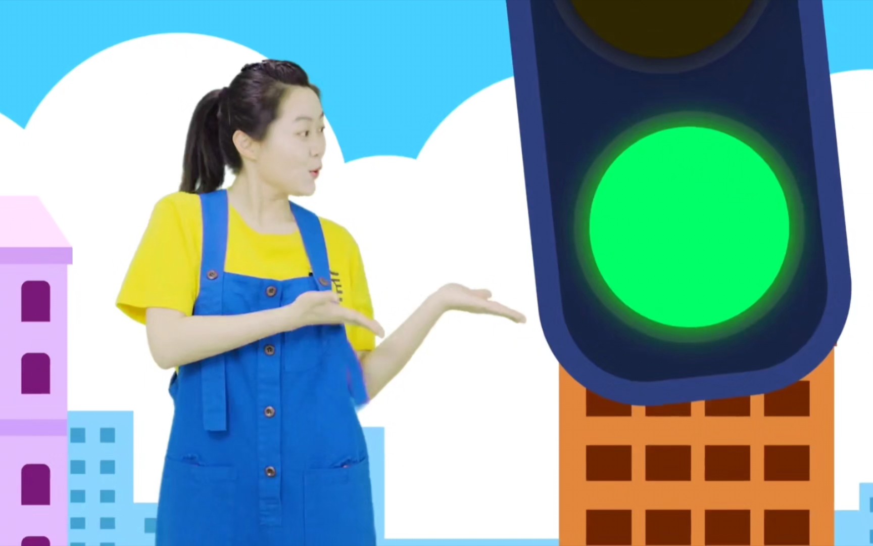 小朋友们交通规则要记牢!