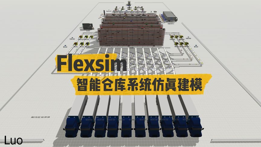 Flexsim 智能仓库系统仿真建模