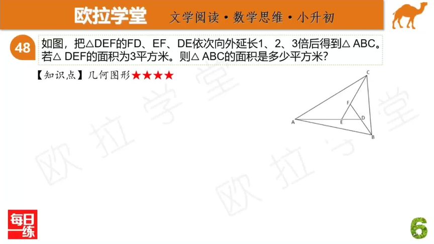 5年级P48(知识点:几何图形)魔幻风车模型,这个对手不简单