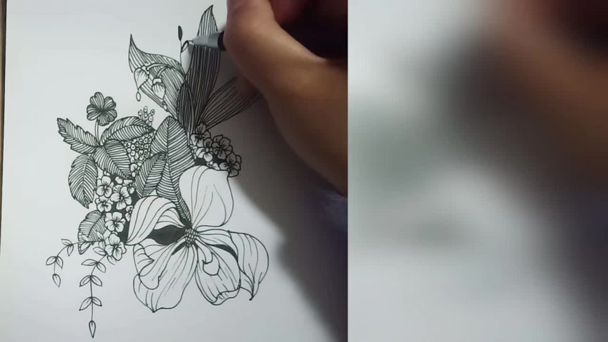 简单又好看的线描画,动手试试看吧