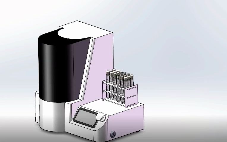旋转式试管自动拔塞机构