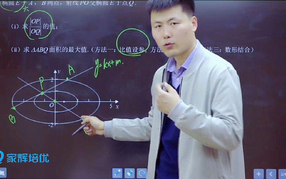 【高考数学】解析几何中函数最值问题②:双变量换元之比值设参,典型...