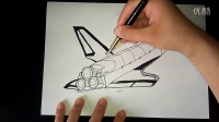 科学与幻想中的航天飞机如何画人美版四上跟李老师学画画