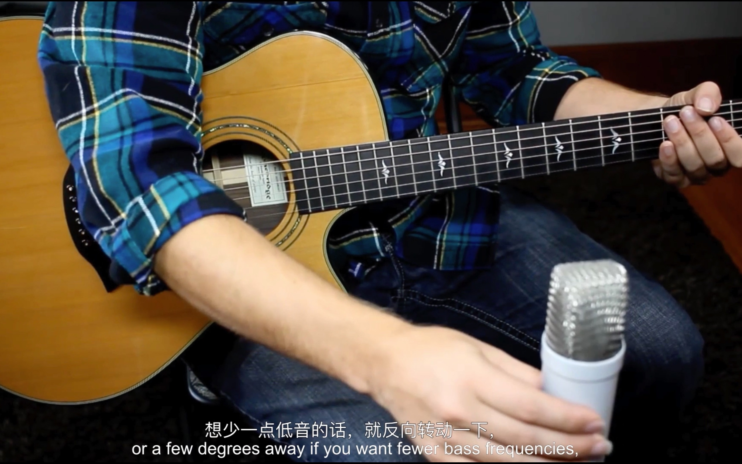 【吉他录音教程】怎样为原声吉他录音:声卡内录VS麦克风(电容式/动圈...