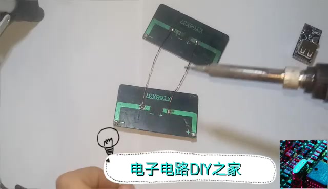 户外必备:用5vusb升压板制作太阳能板充电器