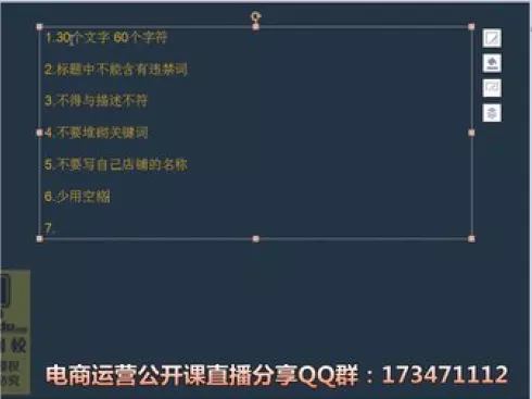 电商运营教程 产品推广运营 数据运营视频 标题优化技巧