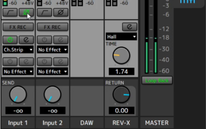 雅马哈/YAMAHA UR22C dsp UR-C控制面板使用教程
