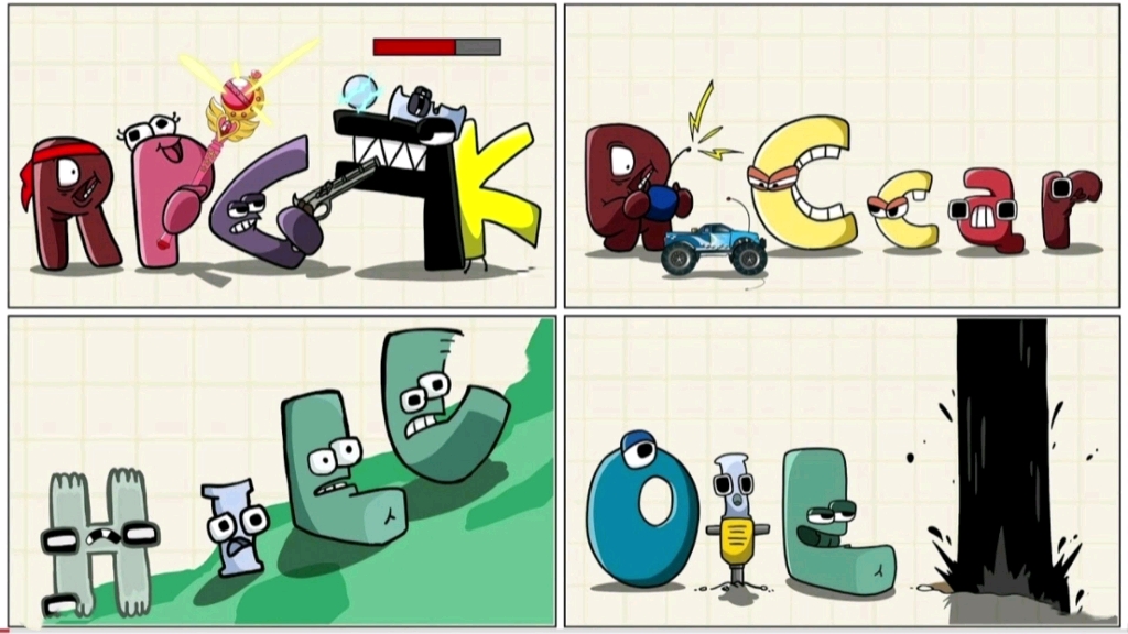 字母表:汇编日常生活故事合集!卡通动画!