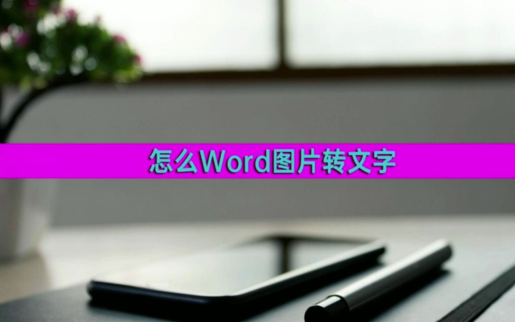 怎么Word图片转文字?只需这几步就可以做到