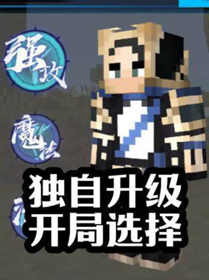 独自升级,选择你的职业吧!-#我的世界 #我的世界模组 #我独自升级