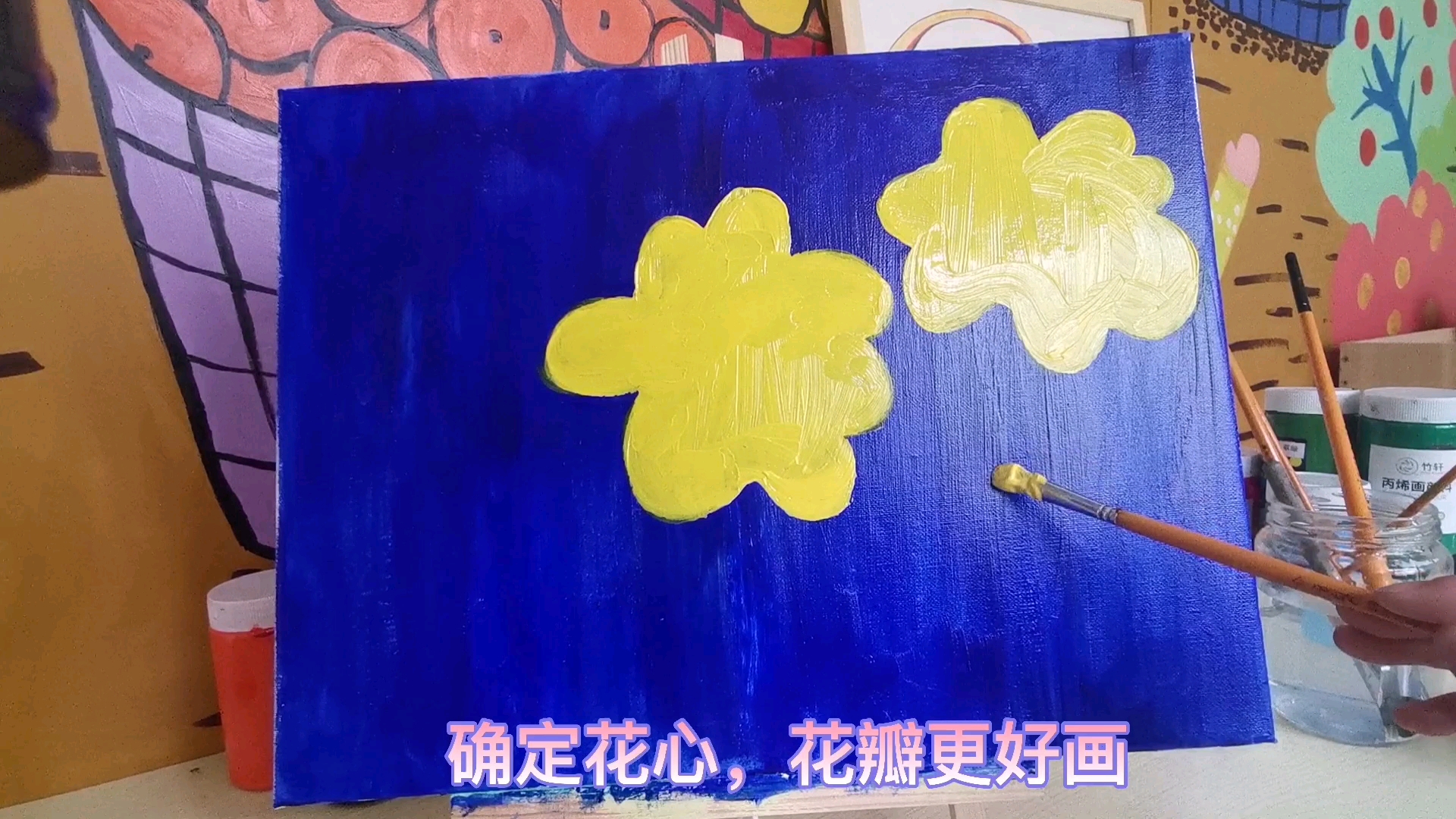 简单又好看的丙烯画来啦!