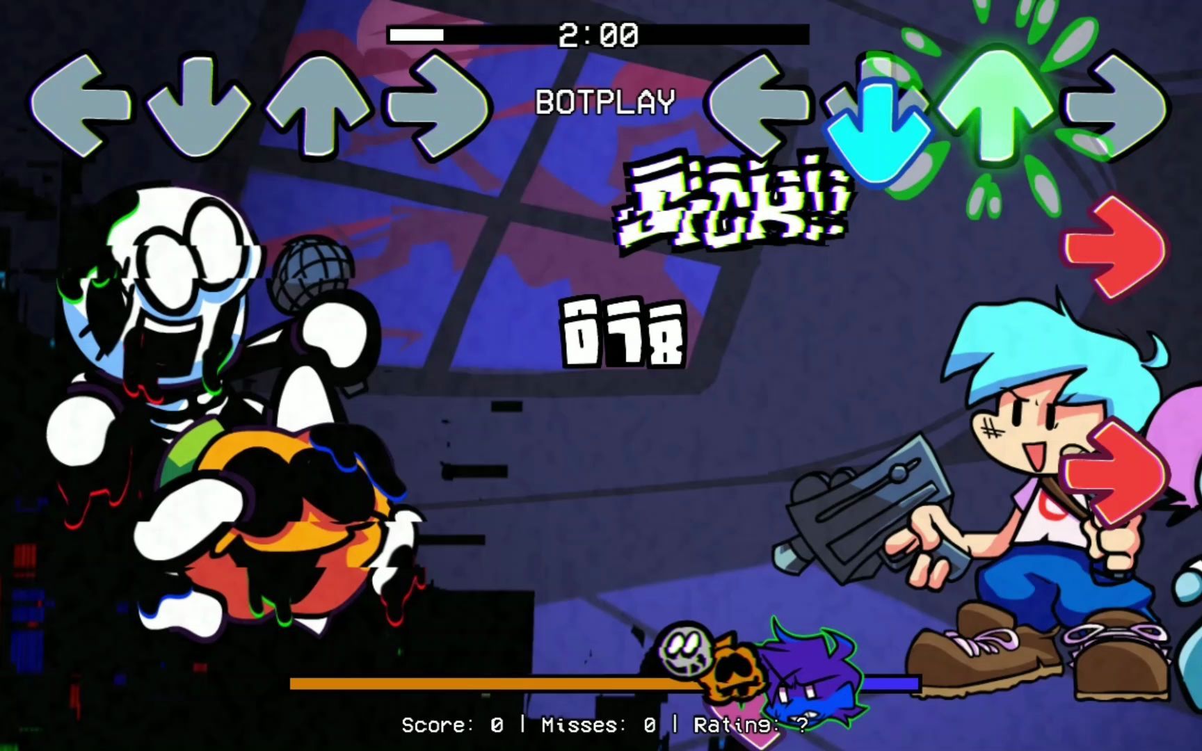 FNF优质阴间模组 错误化合集 全流程 这也太多隐藏曲了吧