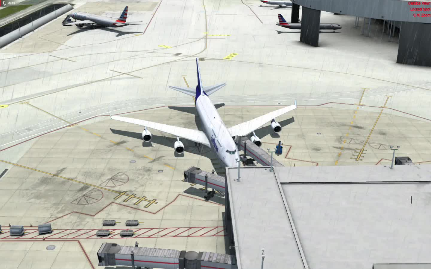模拟飞行Prepar3D 迈阿密-纽约 P3D首次崩溃