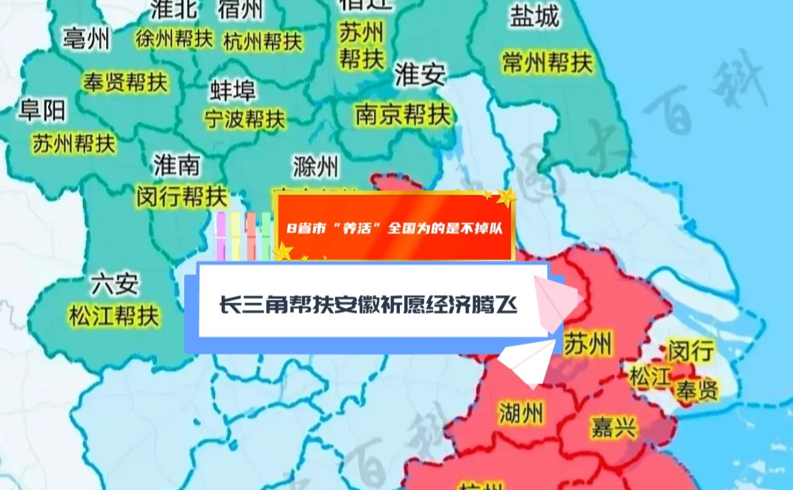 8省市“养活”全国为的是不掉队,长三角帮扶安徽祈愿经济腾飞