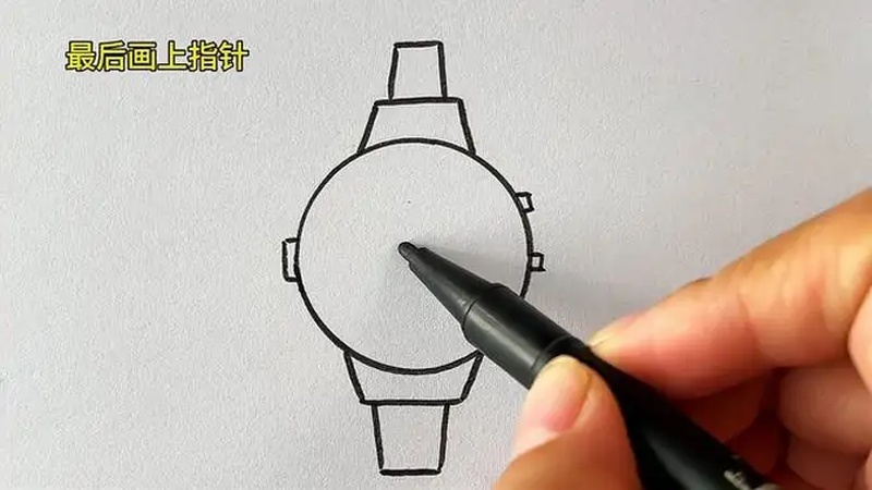 和我一起用瓶盖画手表吧,一看就会!