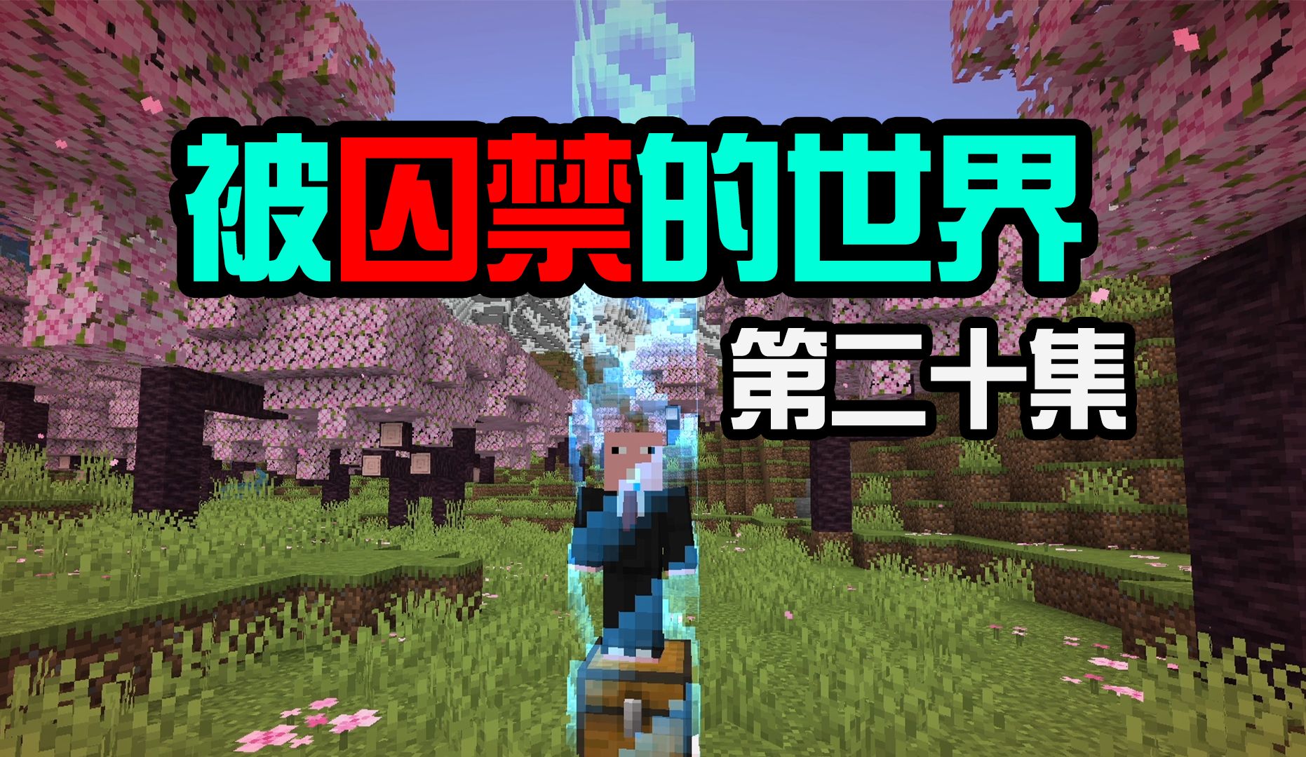 一格生存完成均衡饮食与百猫全书!_我的世界_游戏实况