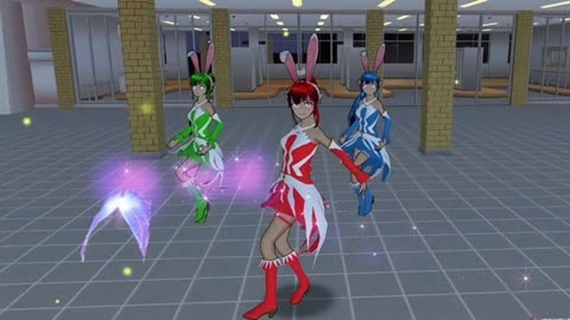 樱花校园模拟器:兔子女团