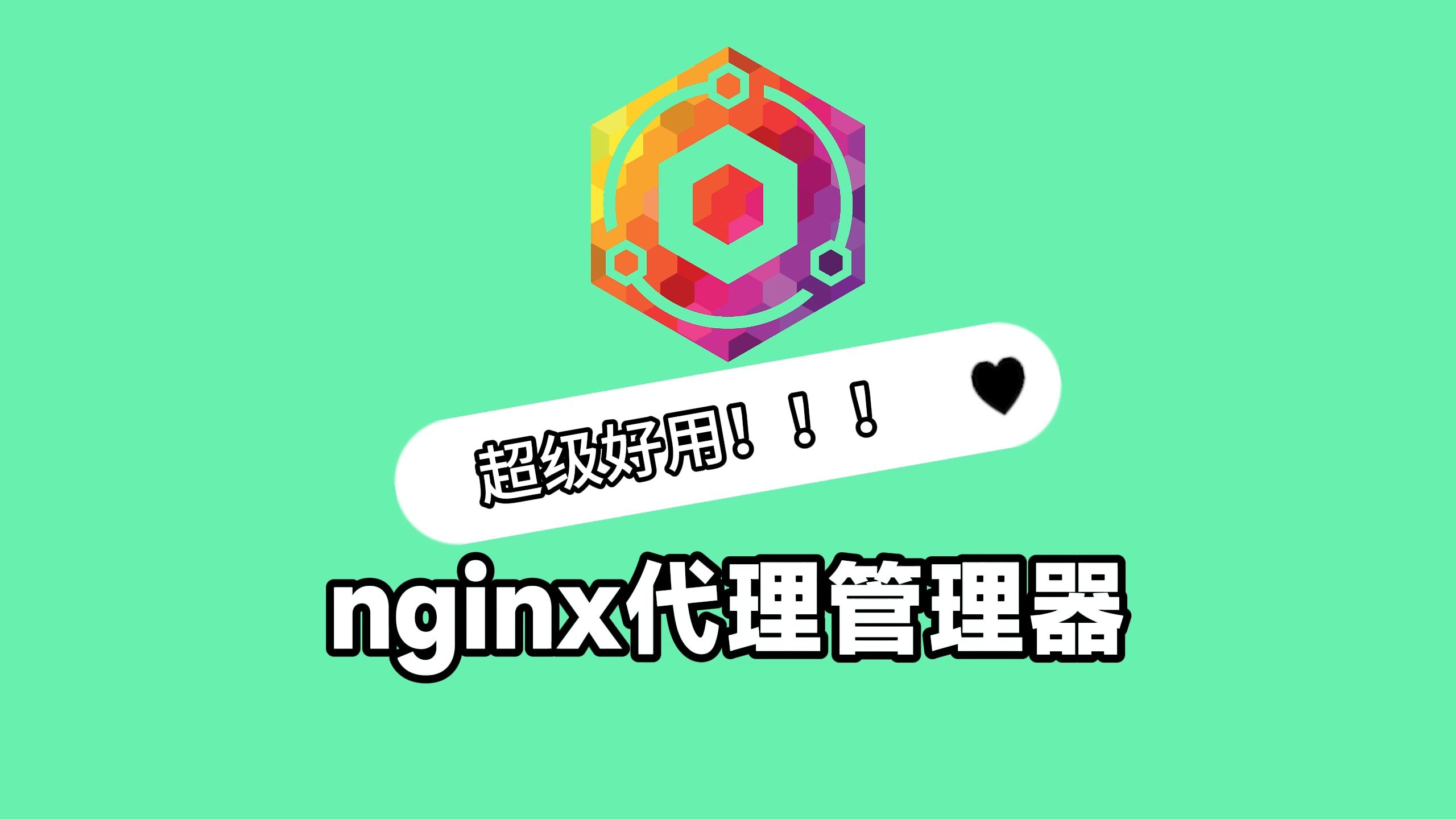 超级好用的nginx的代理管理器,简单搭建多站点!