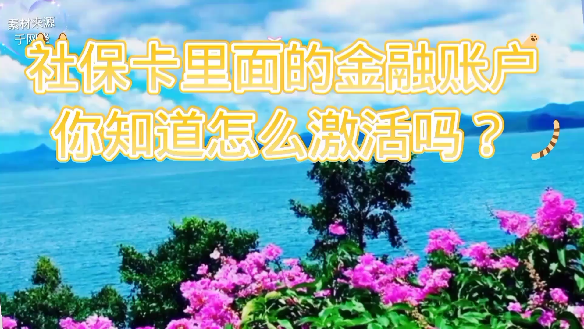 社保卡里面的金融账户,你知道怎么激活吗?