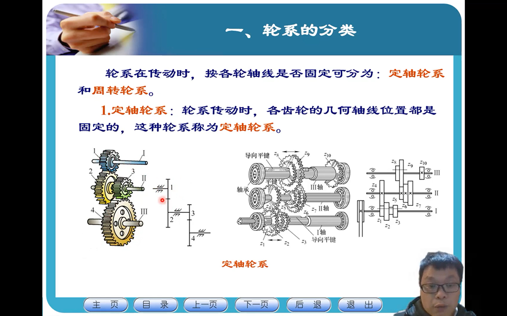 机械工程基础-4-机械传动-4.5-轮系-4.5.1-定轴轮系