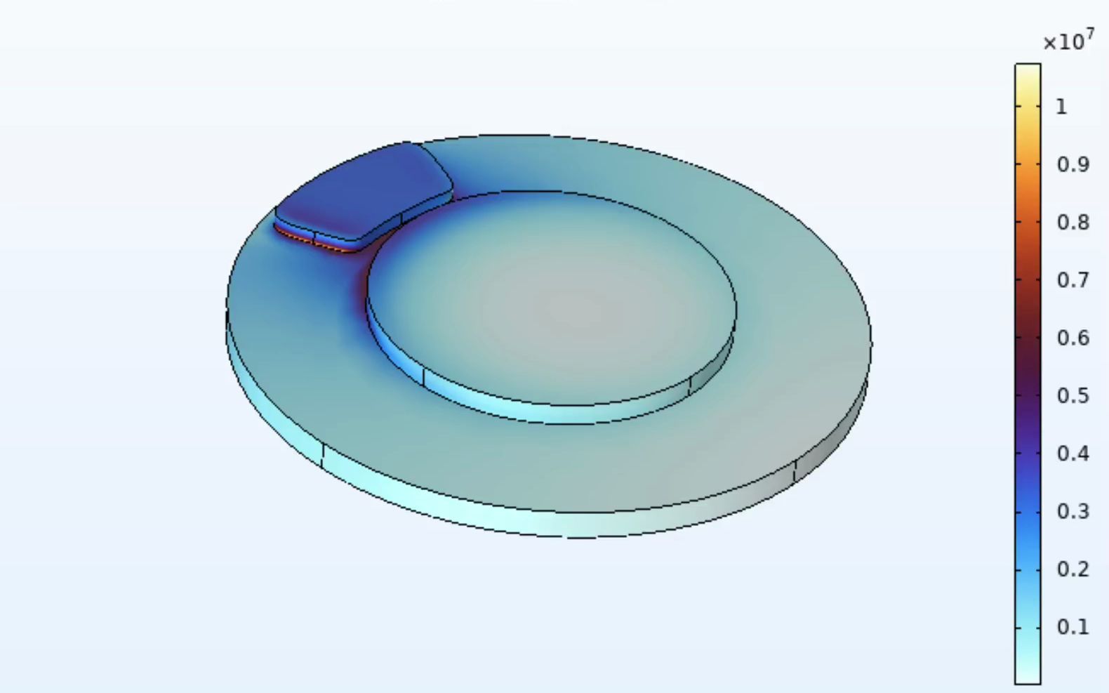 ...根据Archard 方程,更新刹车片的几何形状来分析磨损引起的物料损失。