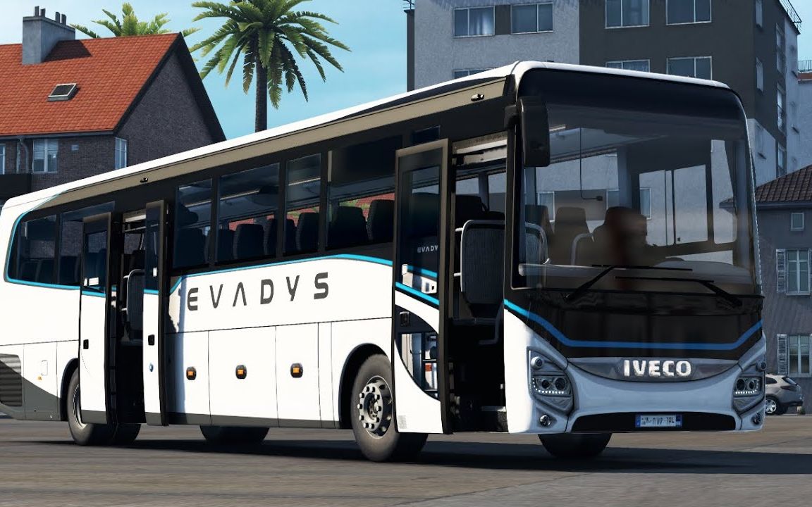 【YouTube】欧卡2客车mod_Iveco Evadys Line 13m v1.0.12