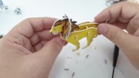 手工制作纸板动物园卡片模型玩具