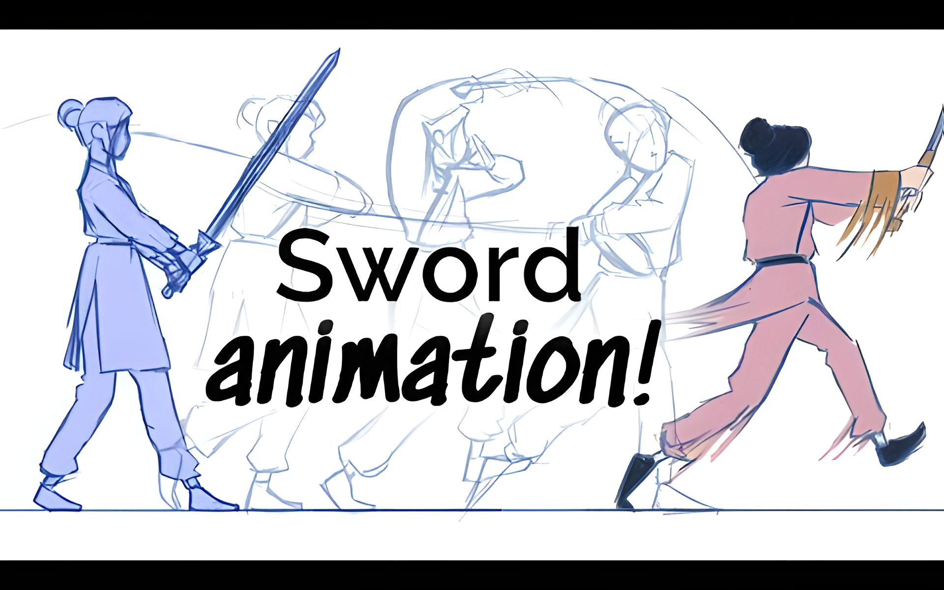 【中字】二维动画讲解:制作战斗序列动画 ⚔️ 我的完整流程-Krita