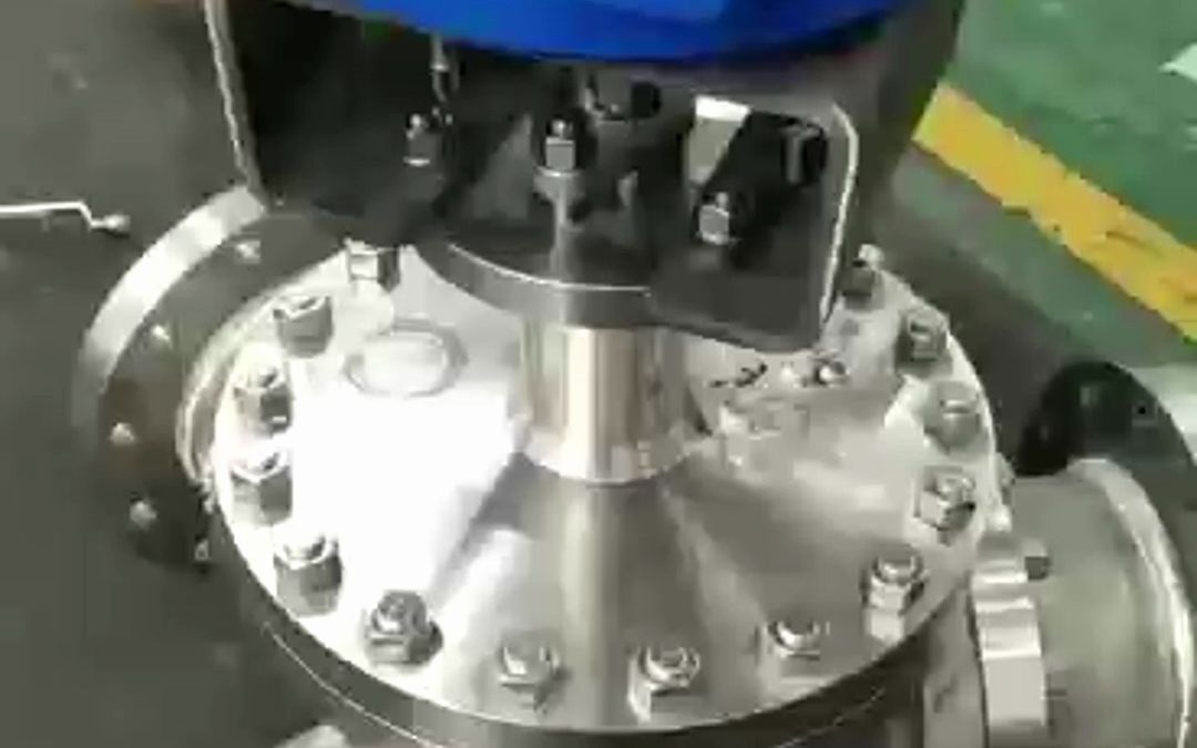中隆鼎控ZLDKV手动涡轮传动Y型120°三通球阀