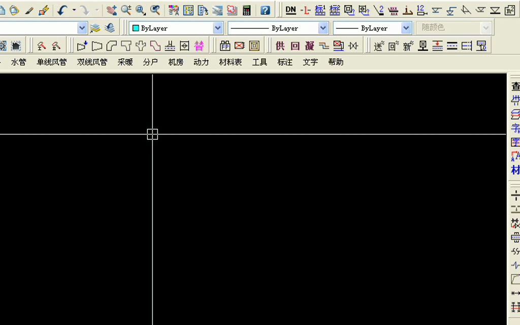 天正暖通基础视频教程-风管水管