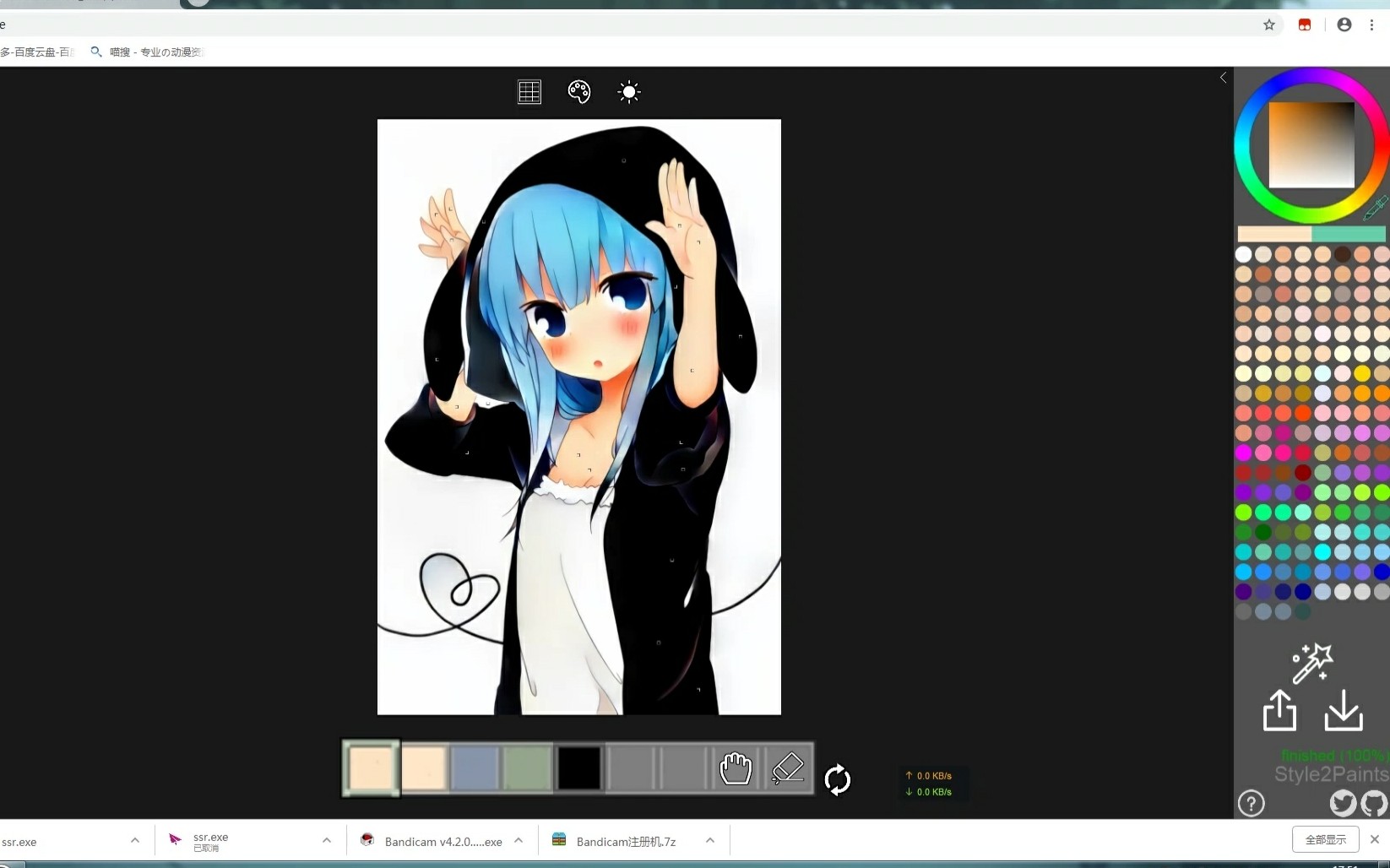 【AI上色】3分钟,从线稿到成图