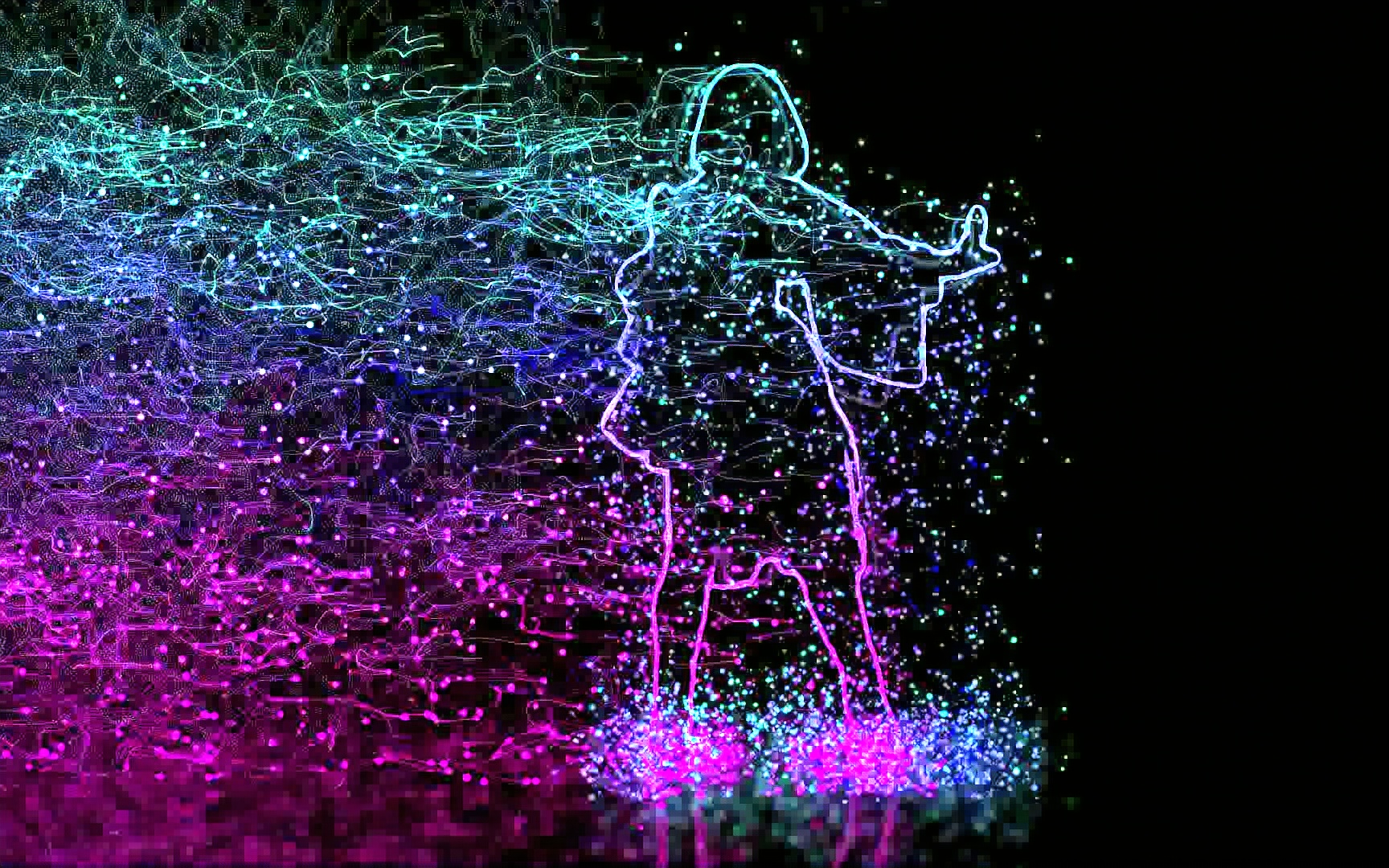 【AE 粒子视频】基于AE制作的极乐净土粒子版