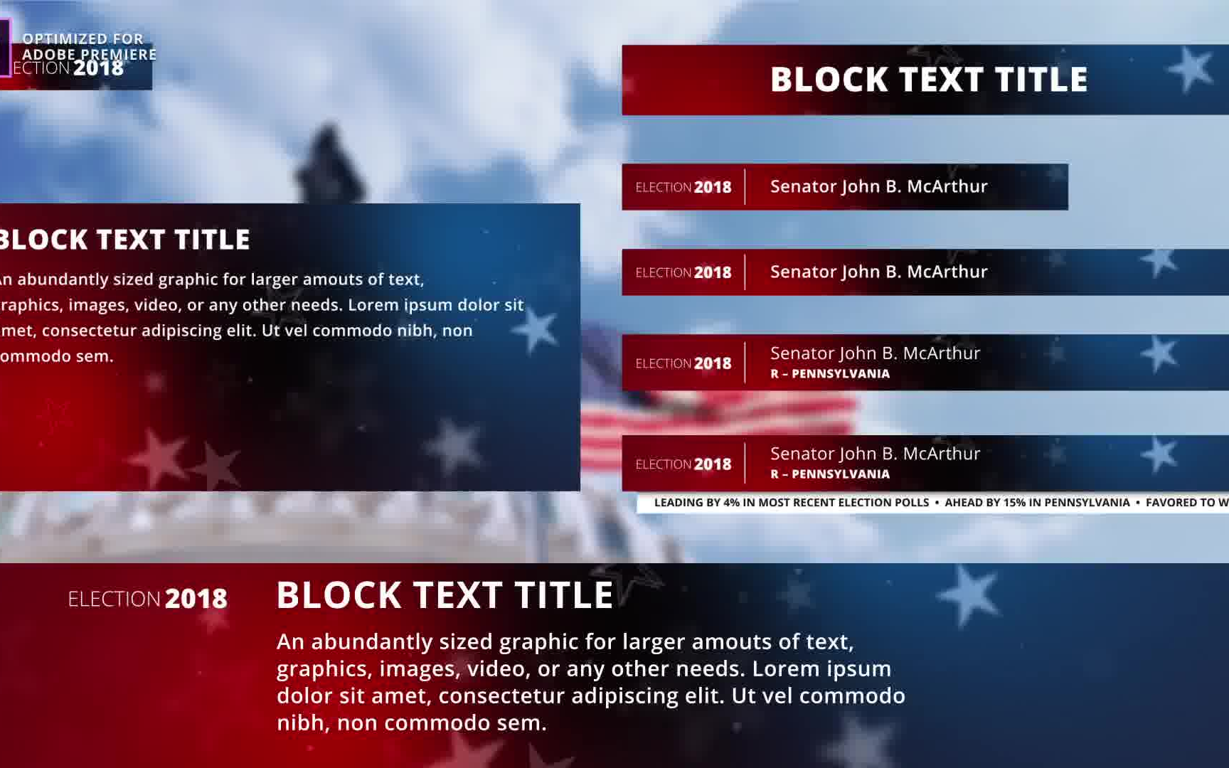 PR模板-新闻节目模板电视台科技财经新闻模板新闻栏目文字标题模板...