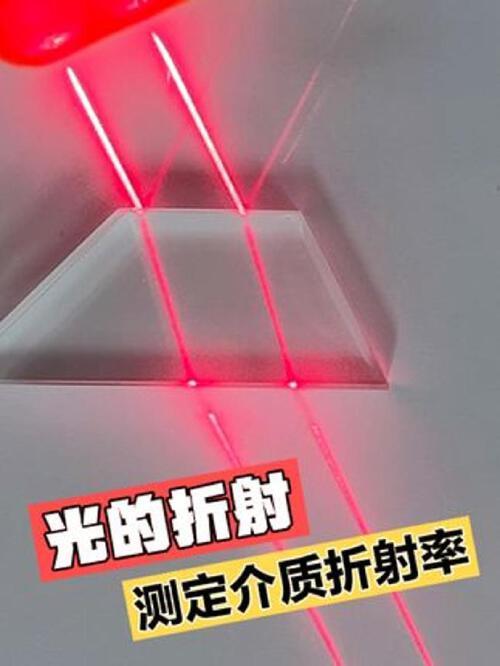 高中物理光的折射,以玻璃砖为例,用插针法完成实验:测定介质的折射率
