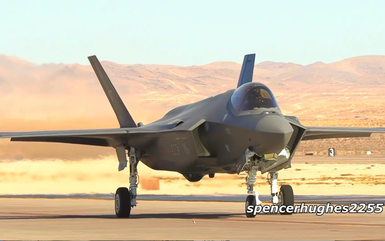 【内利斯空军基地航展-2019】F-35A“闪电Ⅱ”飞行表演(2019/11/19)