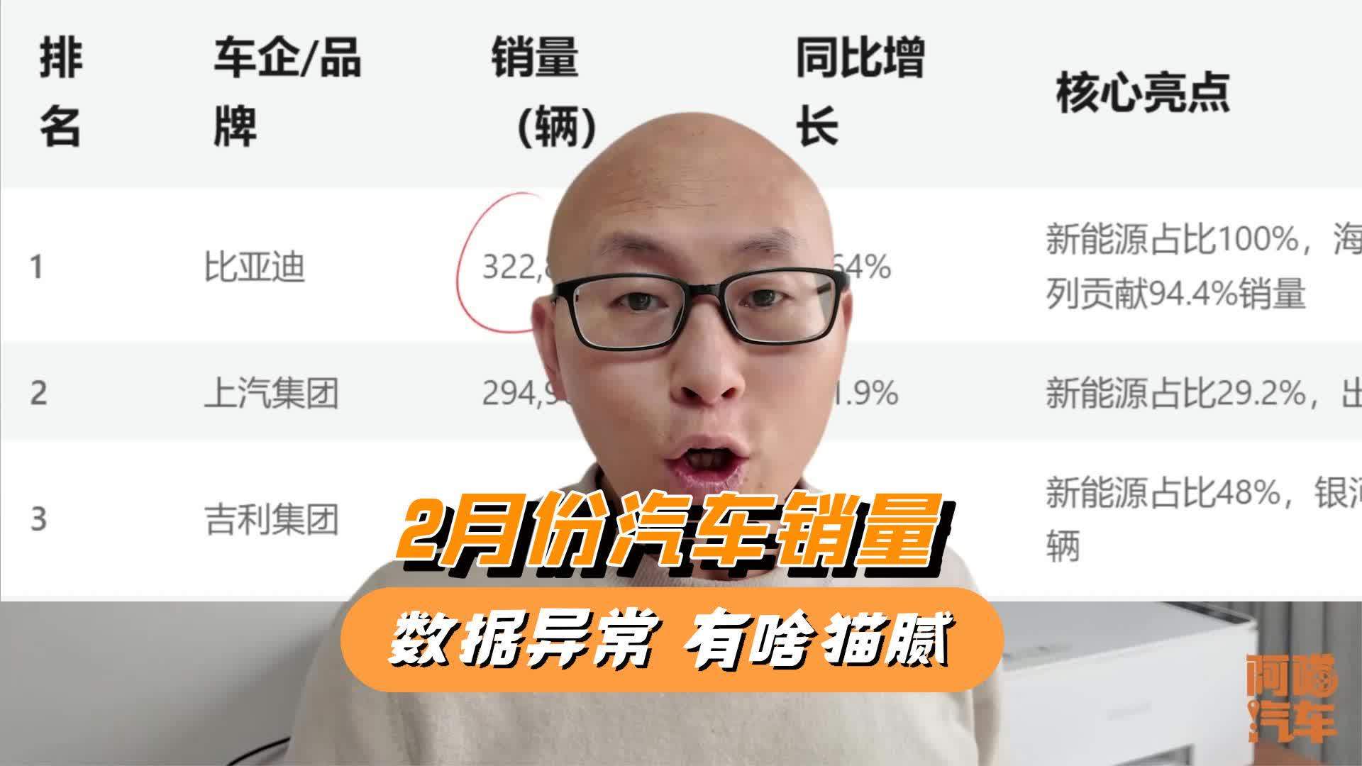 2月份汽车销量有点不正常,往年都很差,今年却上涨,啥猫腻-