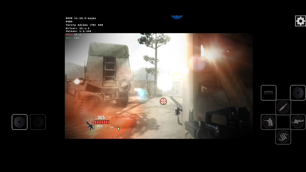 安卓box64droid电脑模拟器运行pc游戏战火纷飞阿富汗